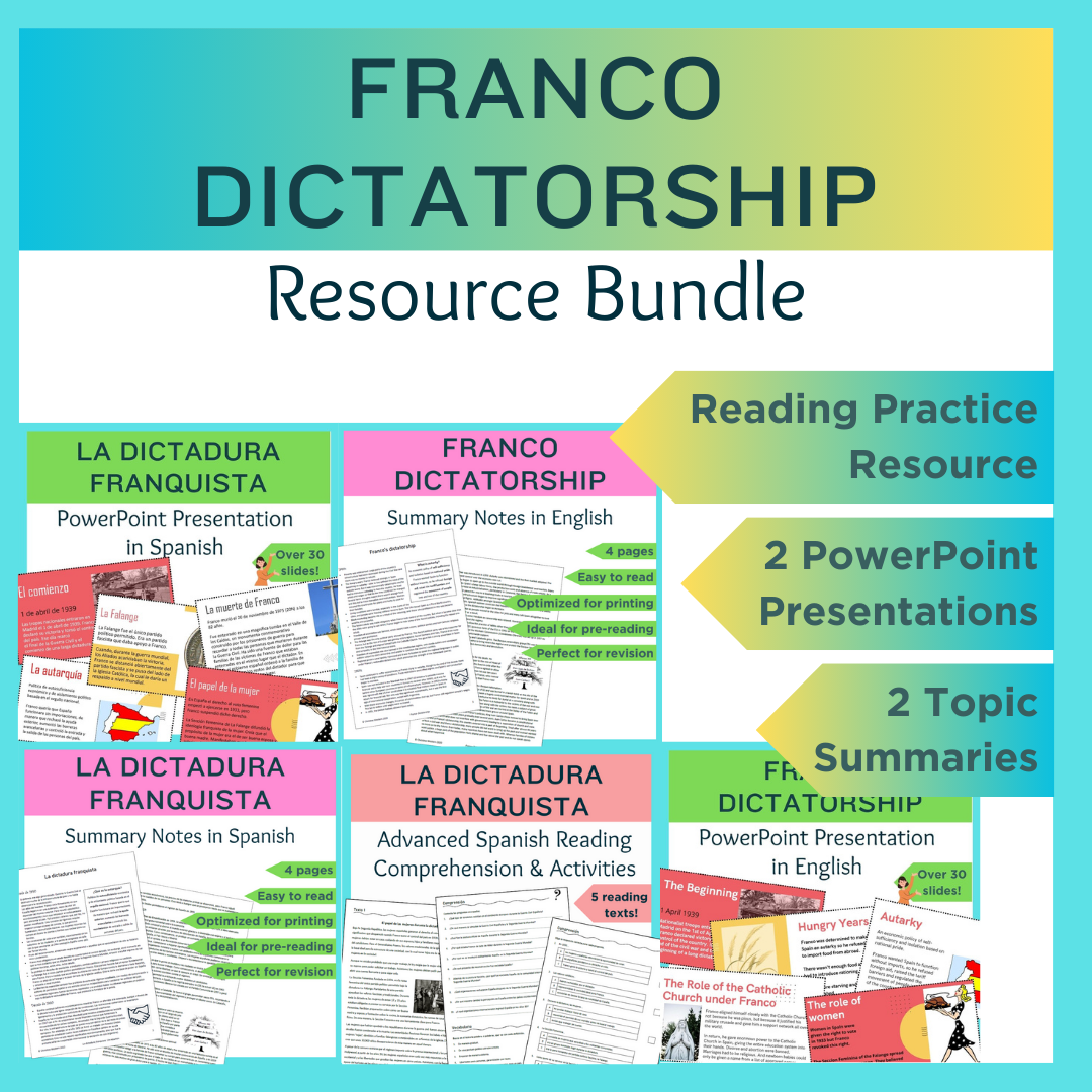 Franco Dictatorship: Resource Bundle - Sail Through Spanish