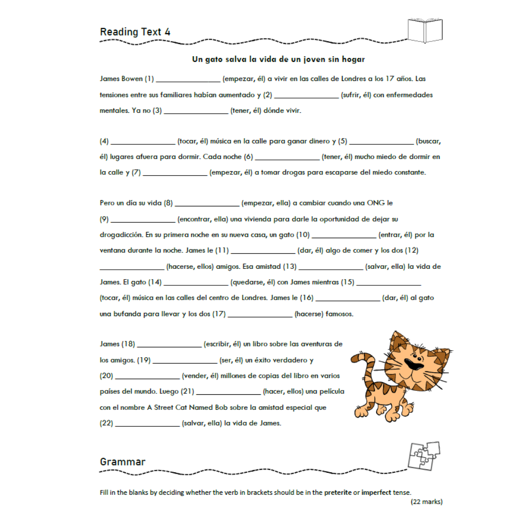 Spanish Reading Comprehension: La pobreza y las personas sin hogar ...
