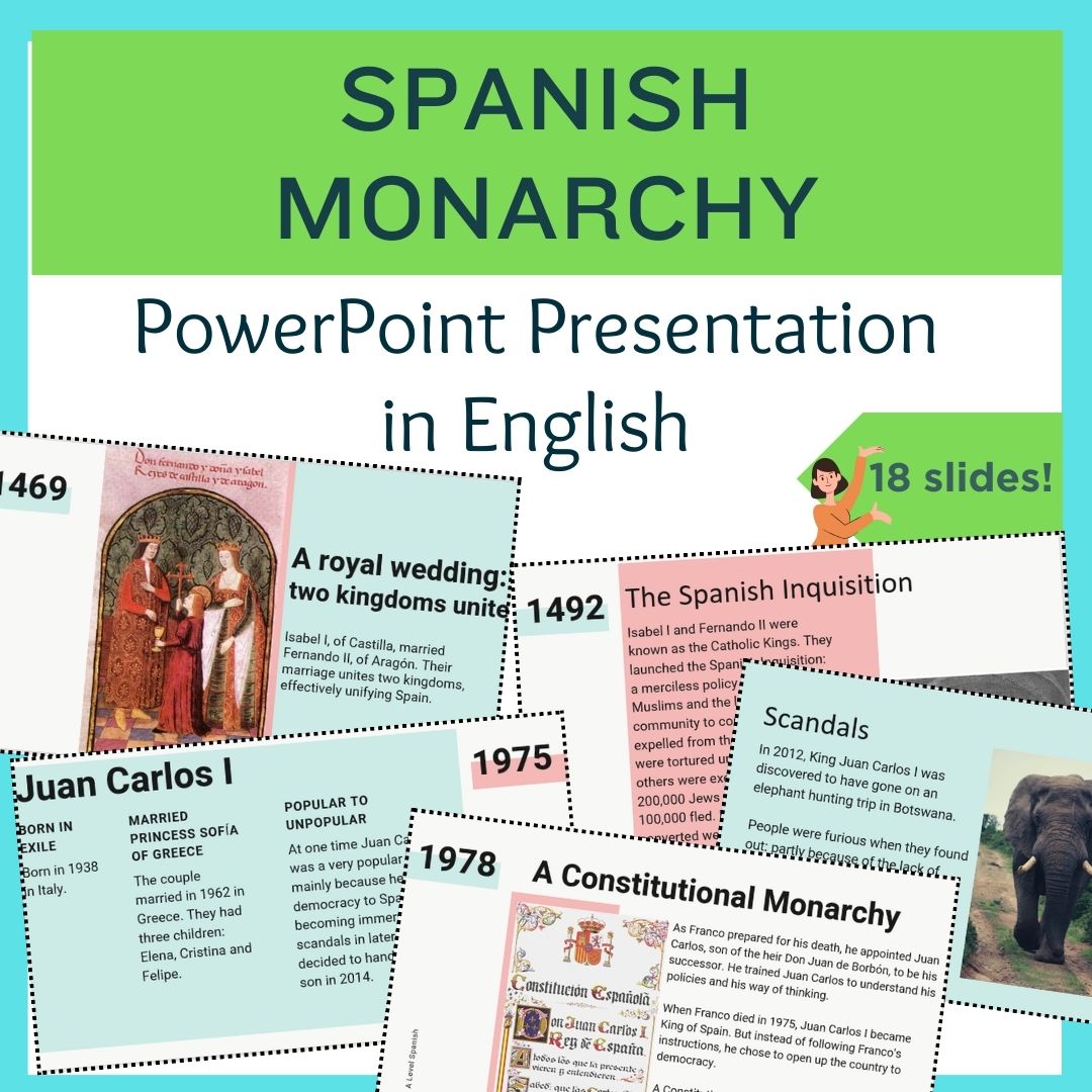 Spanish Monarchy: PowerPoint Presentation (in English) - Sail Through ...
