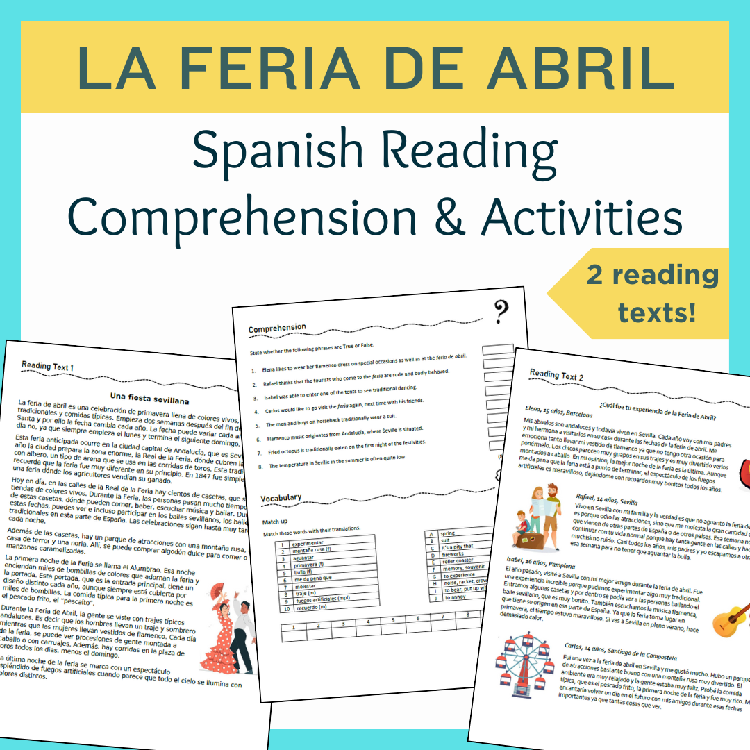 Reading & Vocab: La feria de abril - Sail Through Spanish