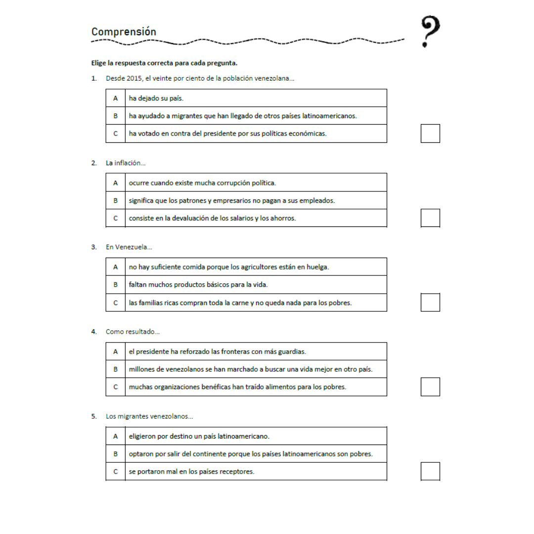 La inmigración: Advanced Spanish Reading Practice - Sail Through Spanish