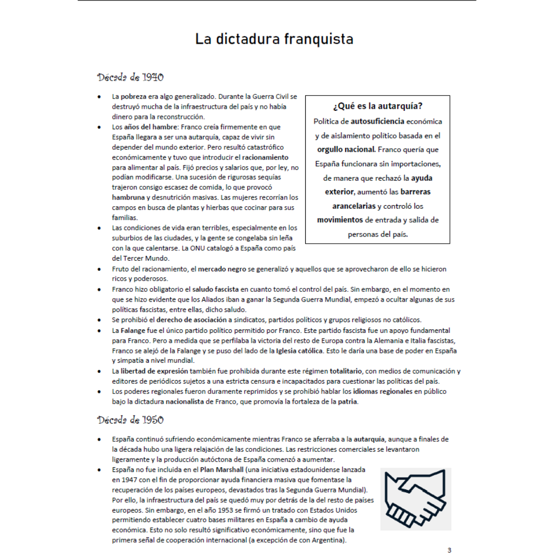 La Dictadura Franquista: un resumen (in Spanish) - Sail Through Spanish