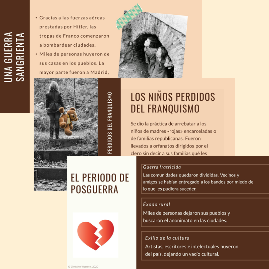 La guerra civil española: PowerPoint Presentation (in Spanish) - Sail ...