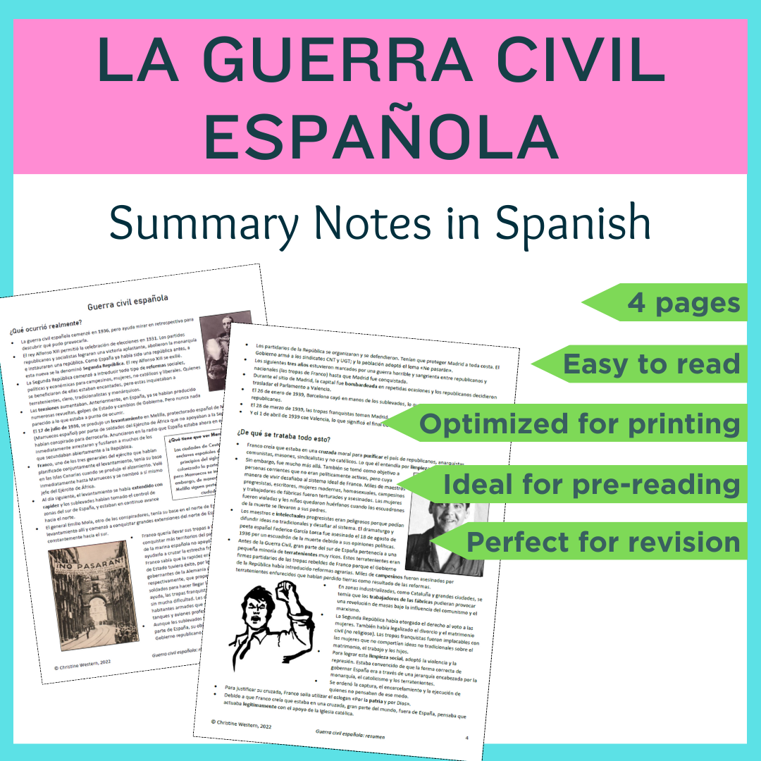 La Guerra Civil Española: un resumen (in Spanish) - Sail Through Spanish